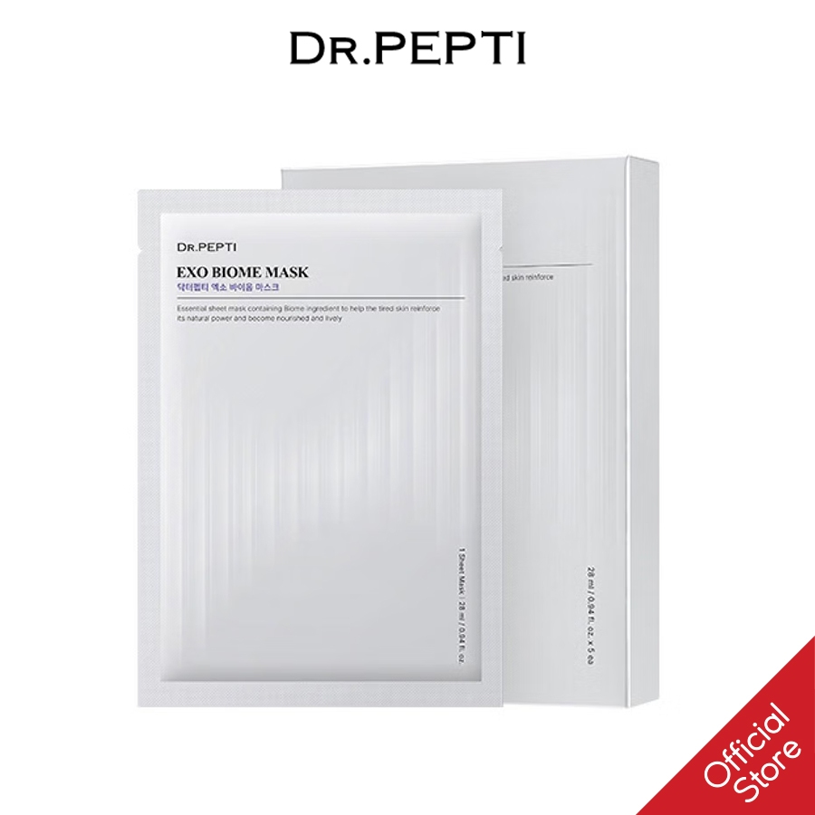 Mặt Nạ Làm Trắng, Cải Thiện Nếp Nhăn DR.PEPTI EXO BIOME MASK 28ml | Shopee Việt Nam