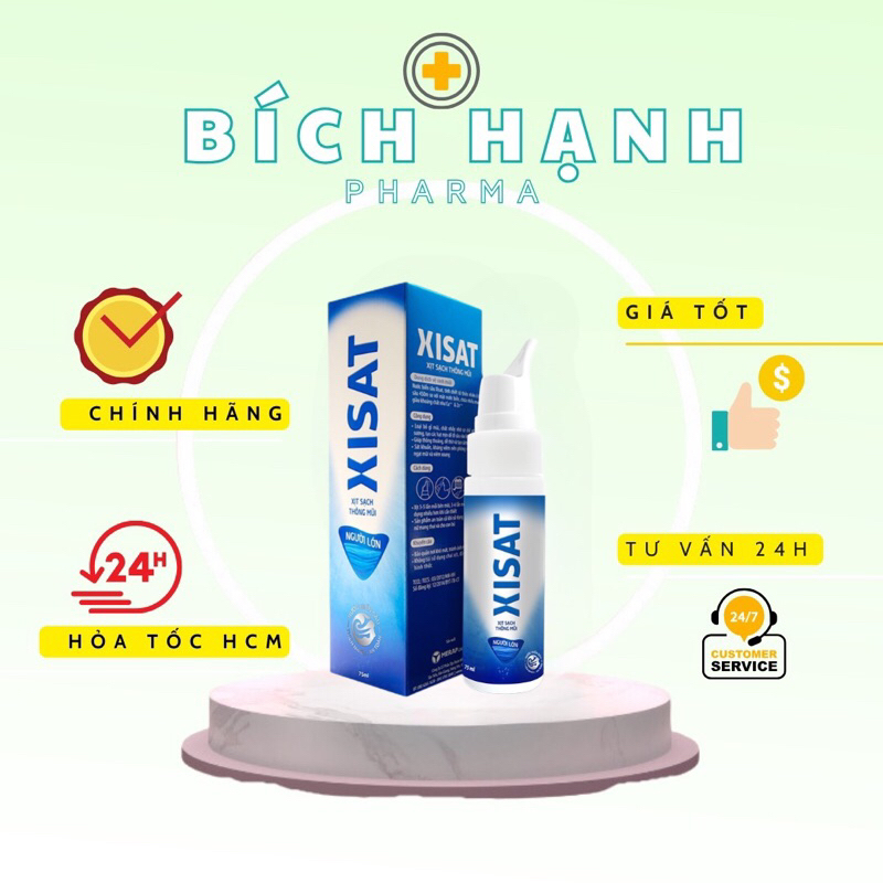 [ Hàng Chính Hãng ] Xịt Mũi Xisat 75ml | Shopee Việt Nam