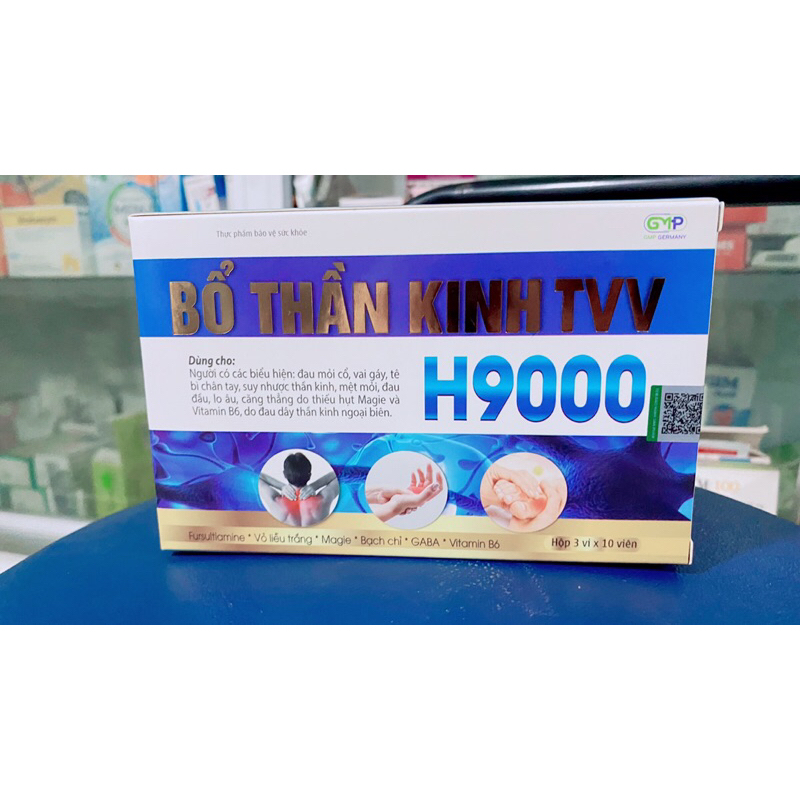 Bổ Thần Kinh H9000 TVV Hộp 30 Viên | Shopee Việt Nam