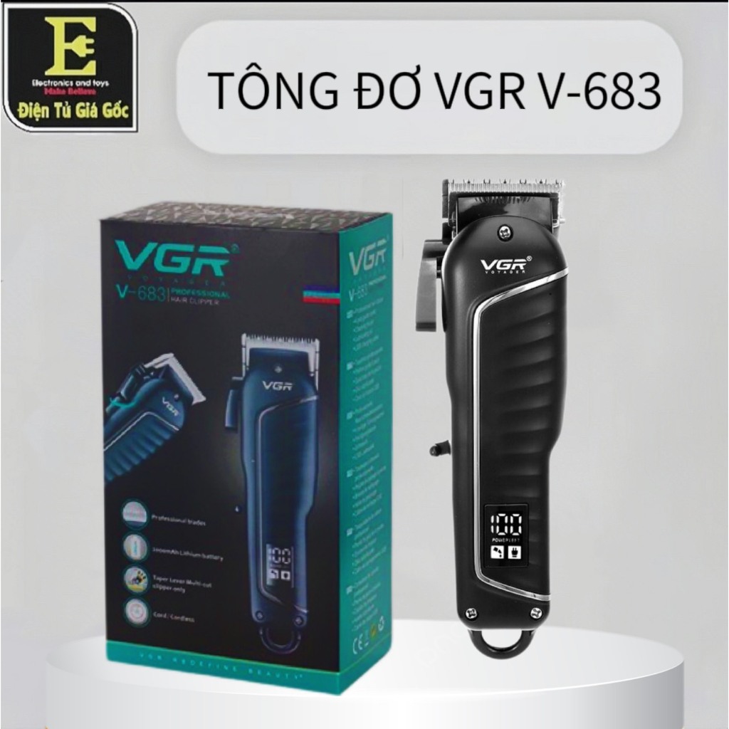 Tông đơ cắt tóc động cơ từ tính VGR v-653 công suất 10W | Shopee Việt Nam