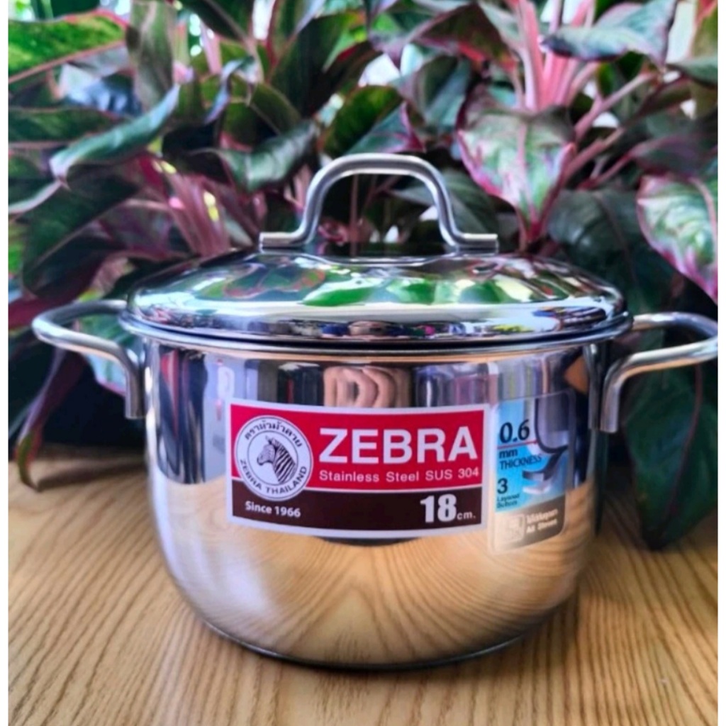 Nồi inox 3 đáy Zebra Extreme Infinity nắp inox | Shopee Việt Nam