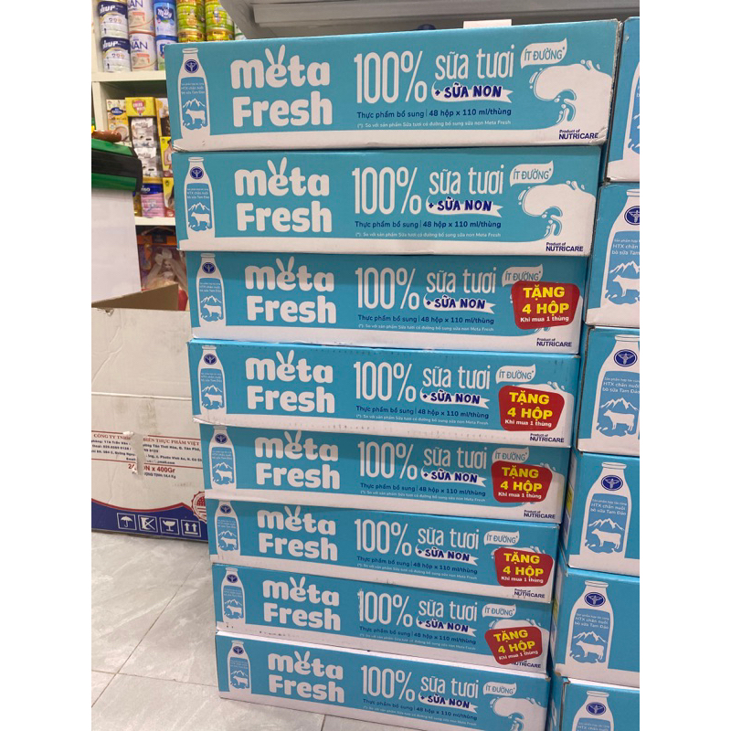 Sữa tươi Meta Fresh có sữa non tăng đề kháng , lên ký tốt , chống táo ...
