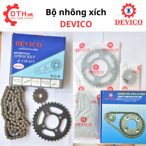 Bộ nhông xích xe máy Honda, Yamaha - Bộ nhông xích Dream, Wave cũ, RS, Future Neo, Jupiter - Bộ ...