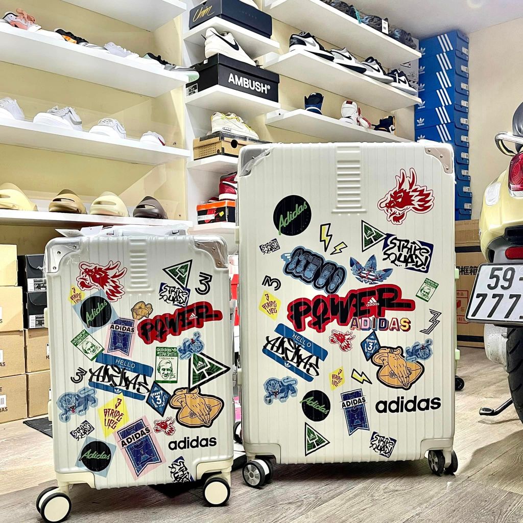 Vali Adidas sticker size 20 Cao cấp chính hãng | Shopee Việt Nam