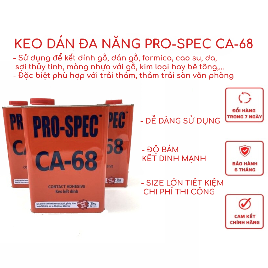 Keo Dán Đa Năng CA-68 Keo con chó, keo chó 3L chính hãng | Shopee Việt Nam
