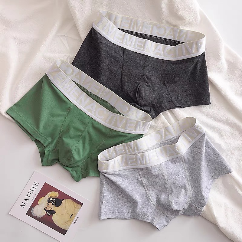 QUẦN LÓT NAM Dạng Boxer Chuẩn Basic Thun Cotton Mịn | Shopee Việt Nam