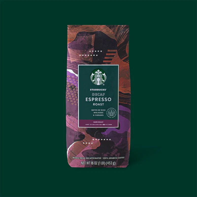 Cà phê hạt Decaf Espresso Roast Starbucks 453g (100% arabica) | Shopee ...