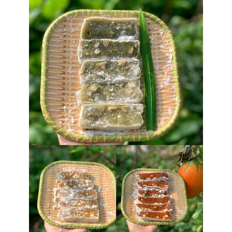 Combo 3 Vị Kẹo Chè Lam mật, nếp, gấc 1,5kg Hồi Ức 1997, đồ ăn vặt snack ...