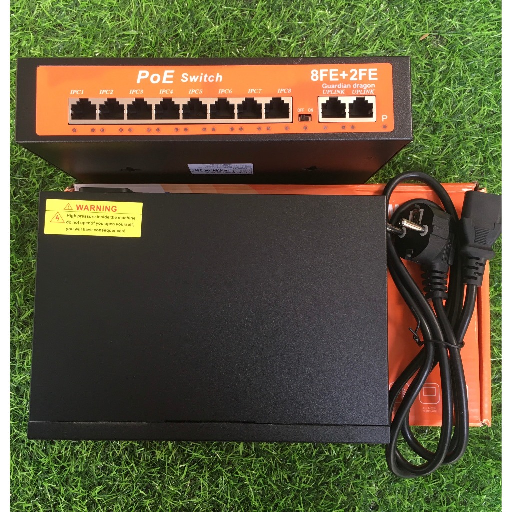 Switch POE 8 Port - 2 Uplink PK4208TN - Bộ Chia Mạng Cho Camera IP ...