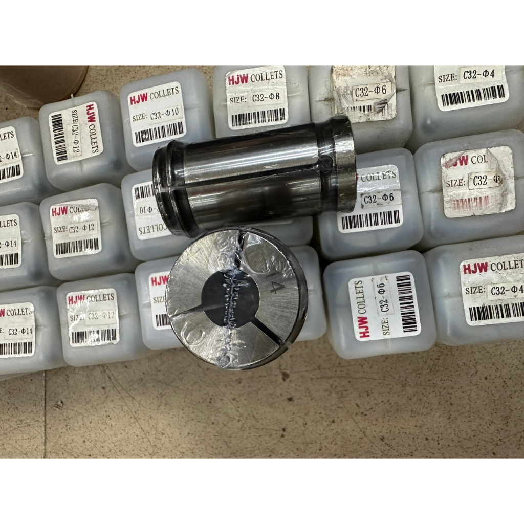 Đầu kẹp Collet trụ C32 cho máy phay máy tiện đủ kích thước lỗ từ phi 1 ...