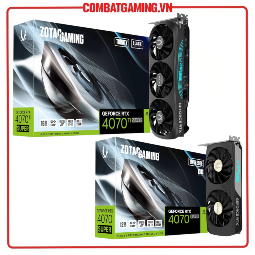 VGA Card Màn Hình ZOTAC GAMING GeForce RTX 4070 SUPER Twin Edge OC 12GB ...