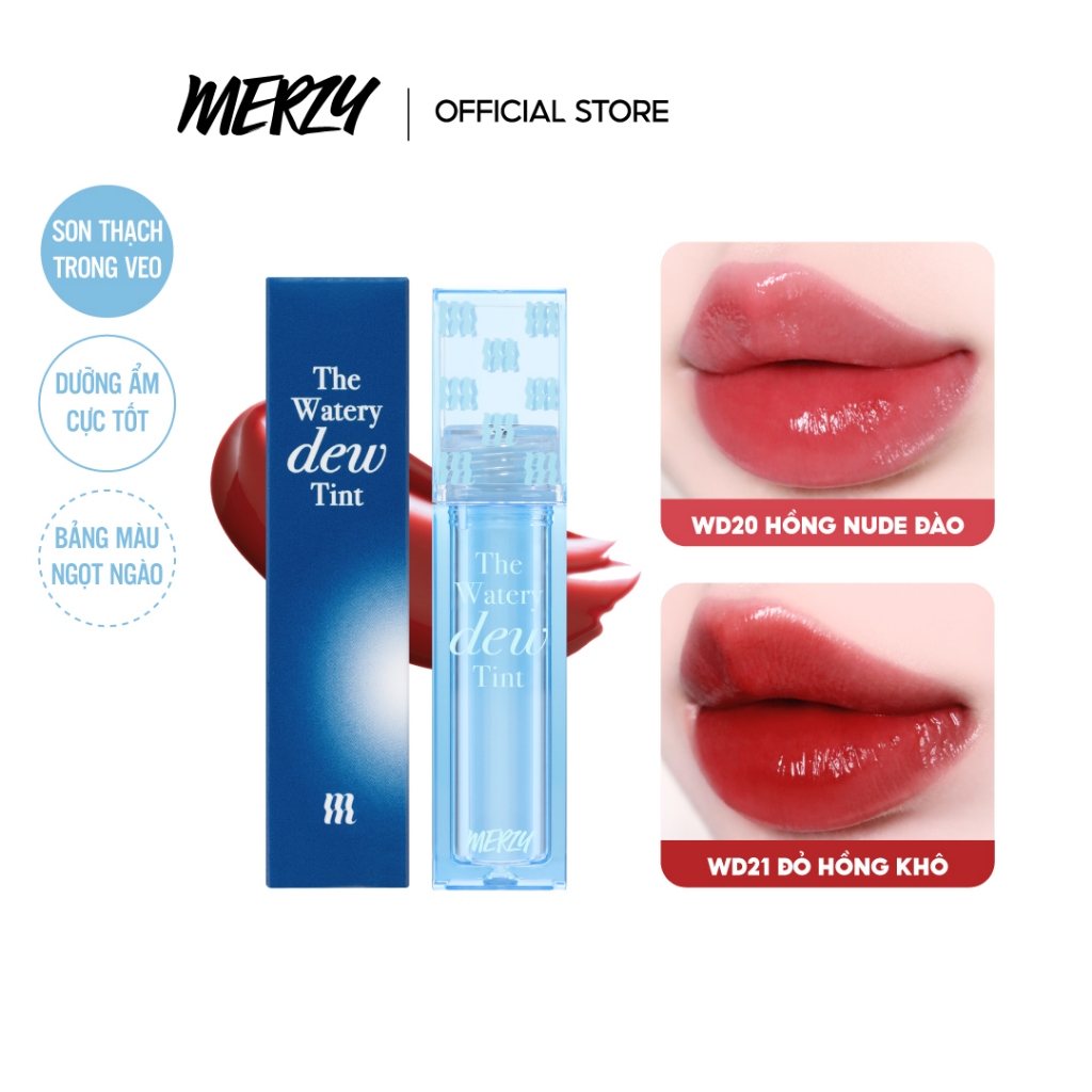 [Livestream] Son Tint Bóng Merzy The Watery Dew Tint Ver 4/ Bisous Glow Gel Tint | Shopee Việt Nam