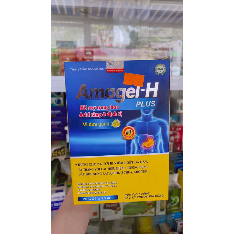 Hộp 20 Gói Hỗ Trợ Dạ Dày Amagel-H | Shopee Việt Nam
