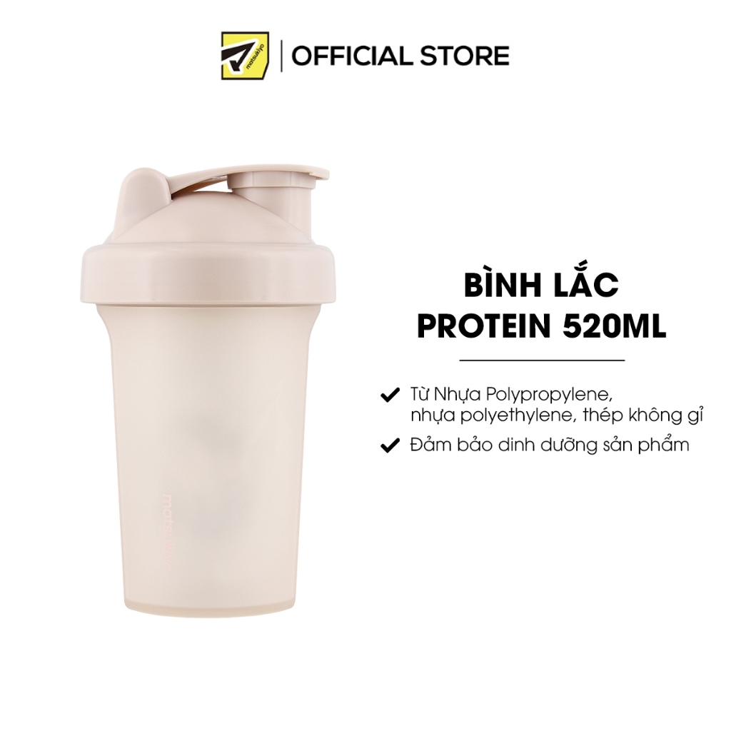 Bình Lắc Protein mkLAB Protein Shaker Chất Liệu Nhựa An Toàn, Chịu Nhiệt Tốt 520ml | Shopee Việt Nam