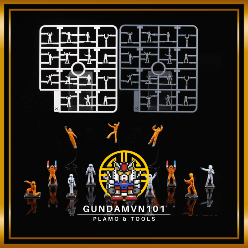 PHỤ KIỆN 1/100 ALEX MS FIGURE PILOT CÔNG NHÂN KỸ SƯ PHI HÀNH GIA GUNDAM ...