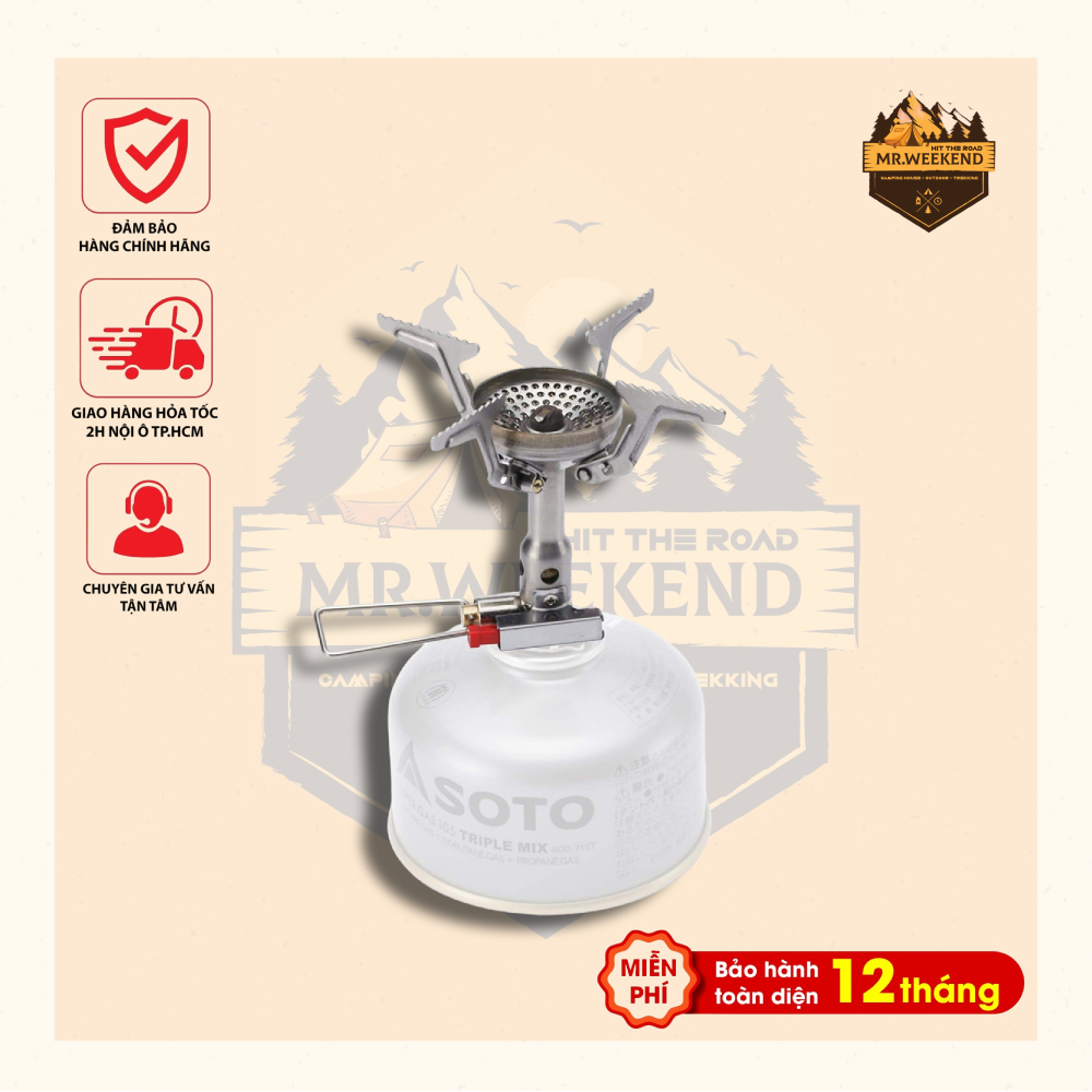 Bếp Gas Dã Ngoại Soto Amicus SOD-320 - Chính Hãng | Shopee Việt Nam