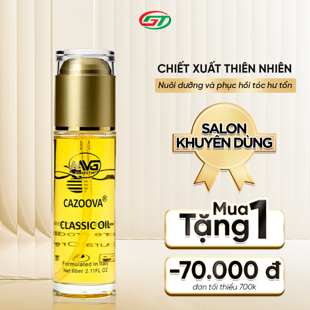 Dầu dưỡng tóc, cấp ẩm, chống oxi hoá, phục hồi hư tổn·Cazoova classic ...