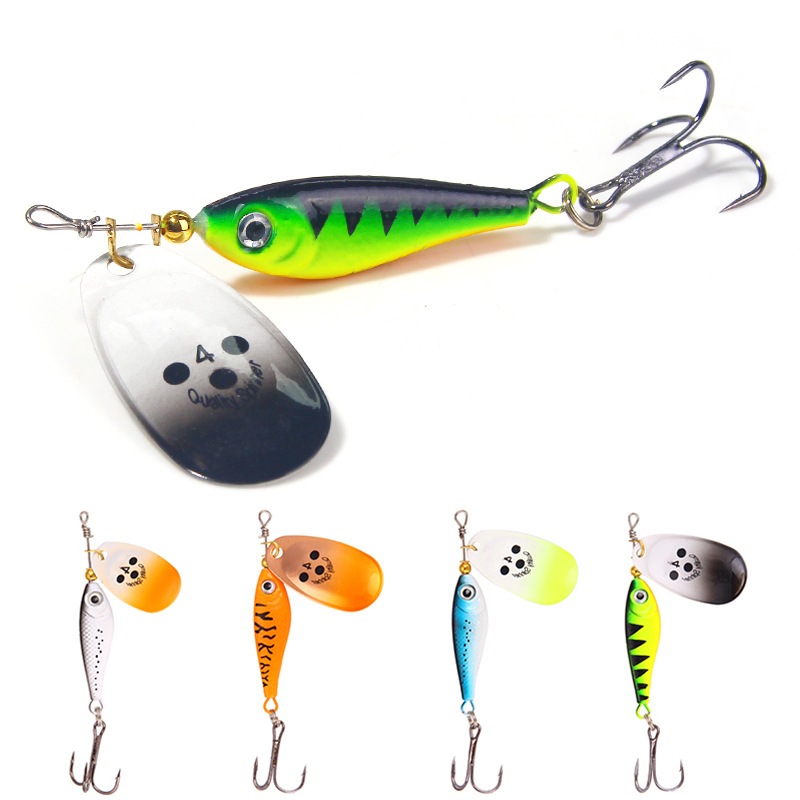 Mồi câu lure 360 kèm thìa rung lắc mạnh mẽ thu hút cá lóc, Mòi giả ...