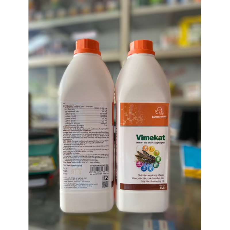 VIMEKAT tăng trọng nhanh, kích bắt mồi, cứng vỏ cho tôm mau lớn ...