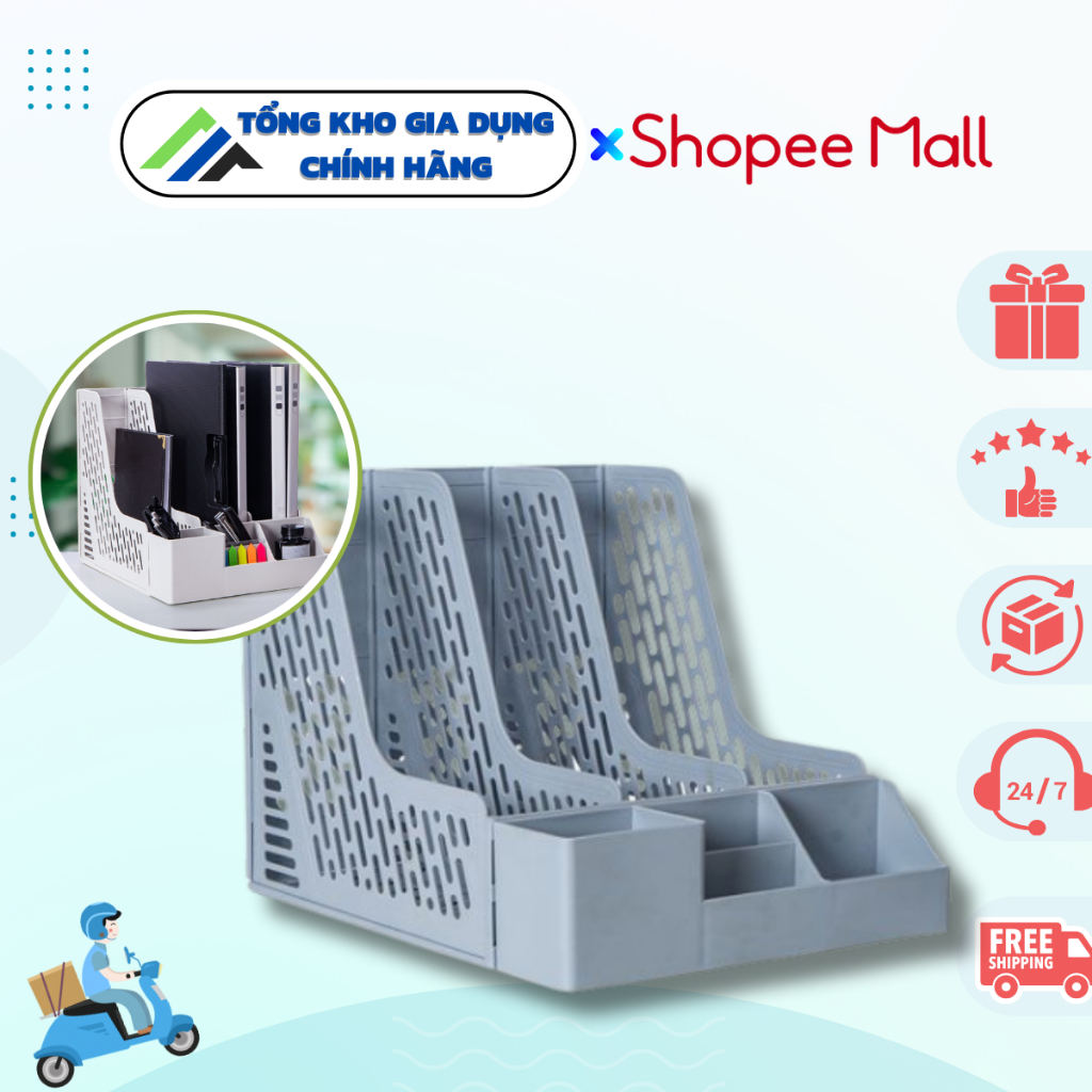 Khay đựng tài liệu văn phòng, giấy A4 Việt Nhật 5680 – Khay đựng sách ...