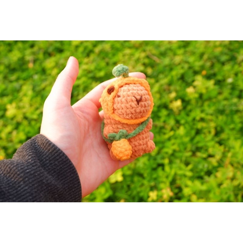 Capybara len nhung mặc bộ quả cam | Shopee Việt Nam
