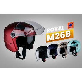 ROYAL HELMETS M268 MŨ BẢO HIẺM 3/4 02 KÍNH HÀNG CHÍNH HÃNG BH 12 THÁNG | Shopee Việt Nam
