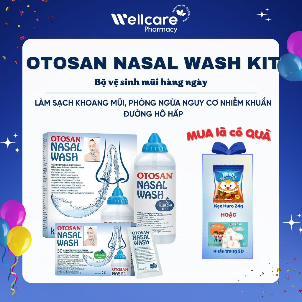 Bộ rửa mũi OTOSAN Nasal Wash Kit [Chính hãng] – giảm viêm, nghẹt mũi ...