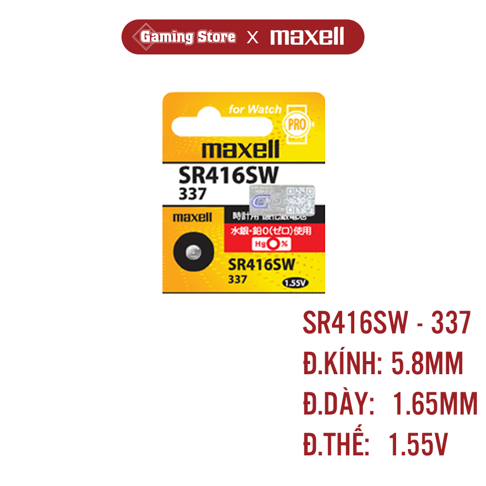 Pin Maxell SR626 / SR621 / SR920 / SR616 / SR521 / SR726/ SR716/ SR721 ...