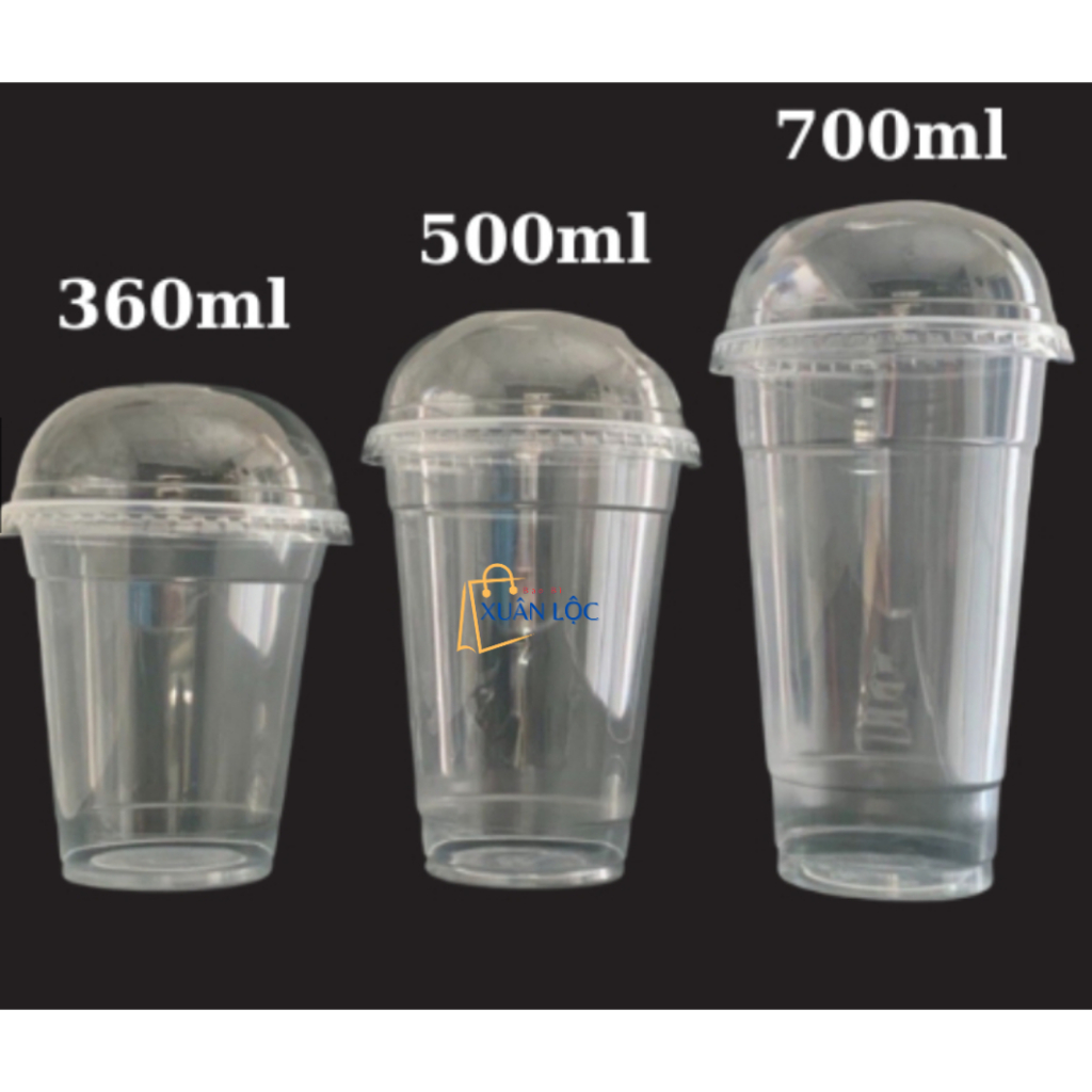 [SALE] 50 Ly Nhựa PP , Ly Trà Sữa Cao Cấp, Dung Tích 360ml, 500ml, 700ml Đủ Size | Shopee Việt Nam