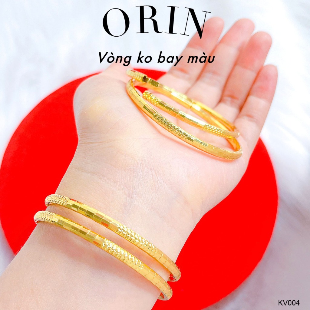 Vòng tay ĐỒNG ko bay màu khắc vuông có kí hiêu Orin KV004 | Shopee Việt Nam