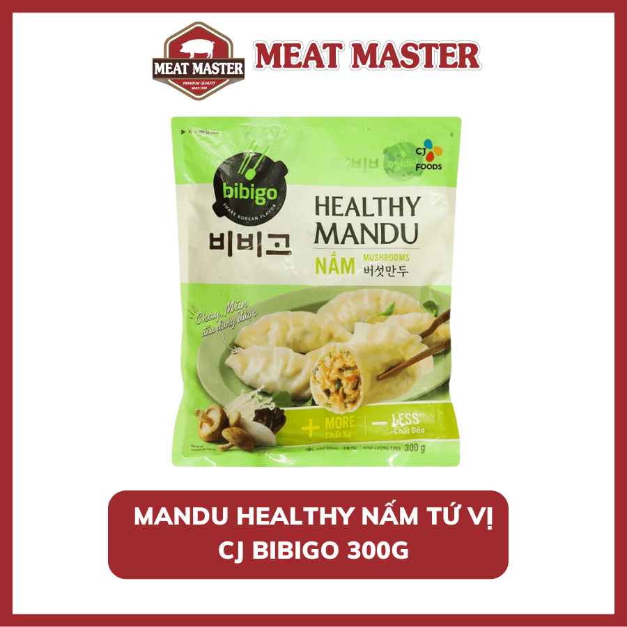 Mandu Healthy nấm tứ vị CJ Bibigo 300g | Shopee Việt Nam