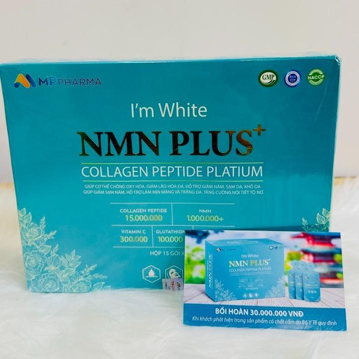 NMN PLUS Glutathione Collagen --hỗ trợ làm đẹp da - Hộp 15 gói *25ml ...
