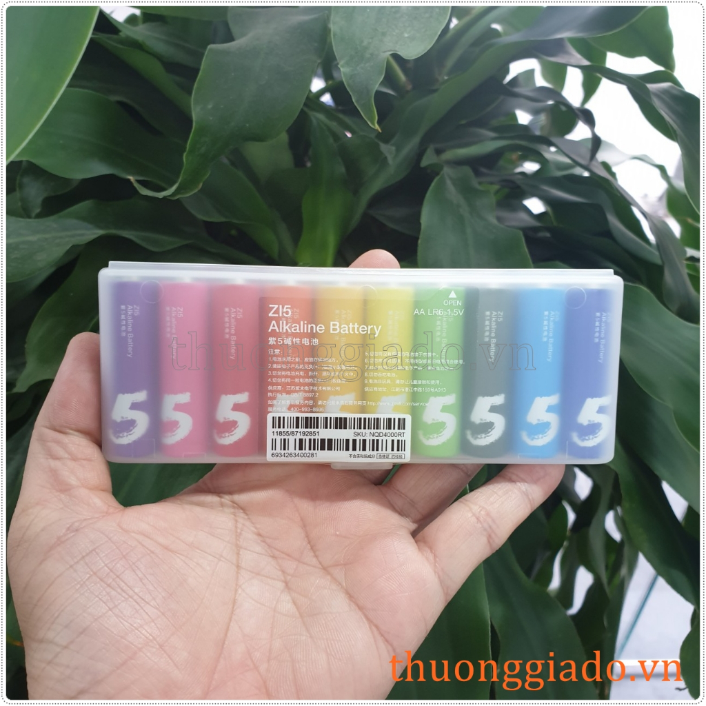 Pin Xiaomi ZMI số 5/số 7 Rainbow 2A/ AA/ 3A/ AAA Zi5/ Zi7 pin đũa, pin tiểu, pin điều khiển, đồ ...