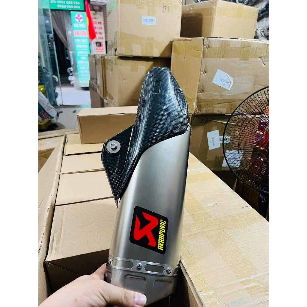 Pô Độ Akrapovic R1 Dài Màu Trắng Bạc Inox Cao Cấp Hàng Rep 1:1 | Shopee ...