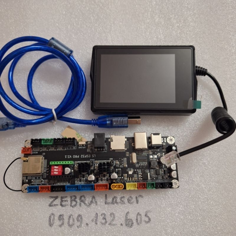 Board mạch MKS LS ESP32 Pro V2.1 màn hình TFT35, CPU 32bits ESP32, chuyên Laser, tích hợp ...