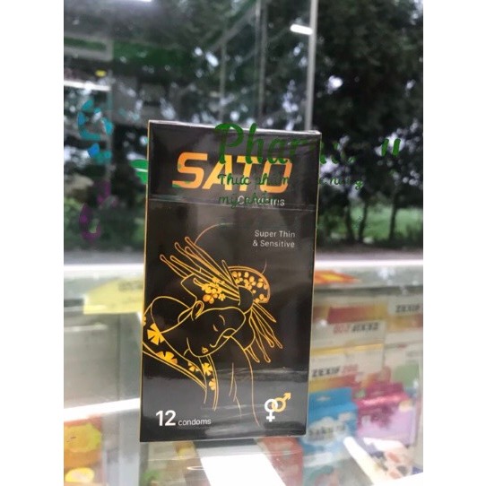 Bao cao su SATO (Hộp 12 - 3 cái) | Shopee Việt Nam