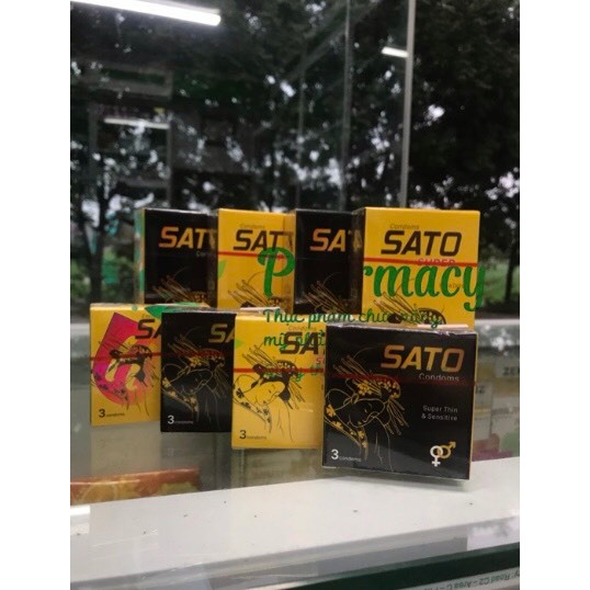 Bao cao su SATO (Hộp 12 - 3 cái) | Shopee Việt Nam