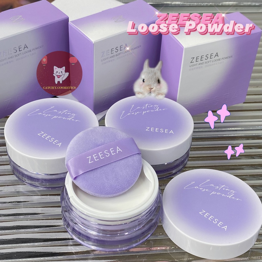 [ZEESEA] Phấn Phủ Dạng Bột ZEESEA Vỏ Tím Pastel (MỚI) Light And Soft Loose Powder | Shopee Việt Nam