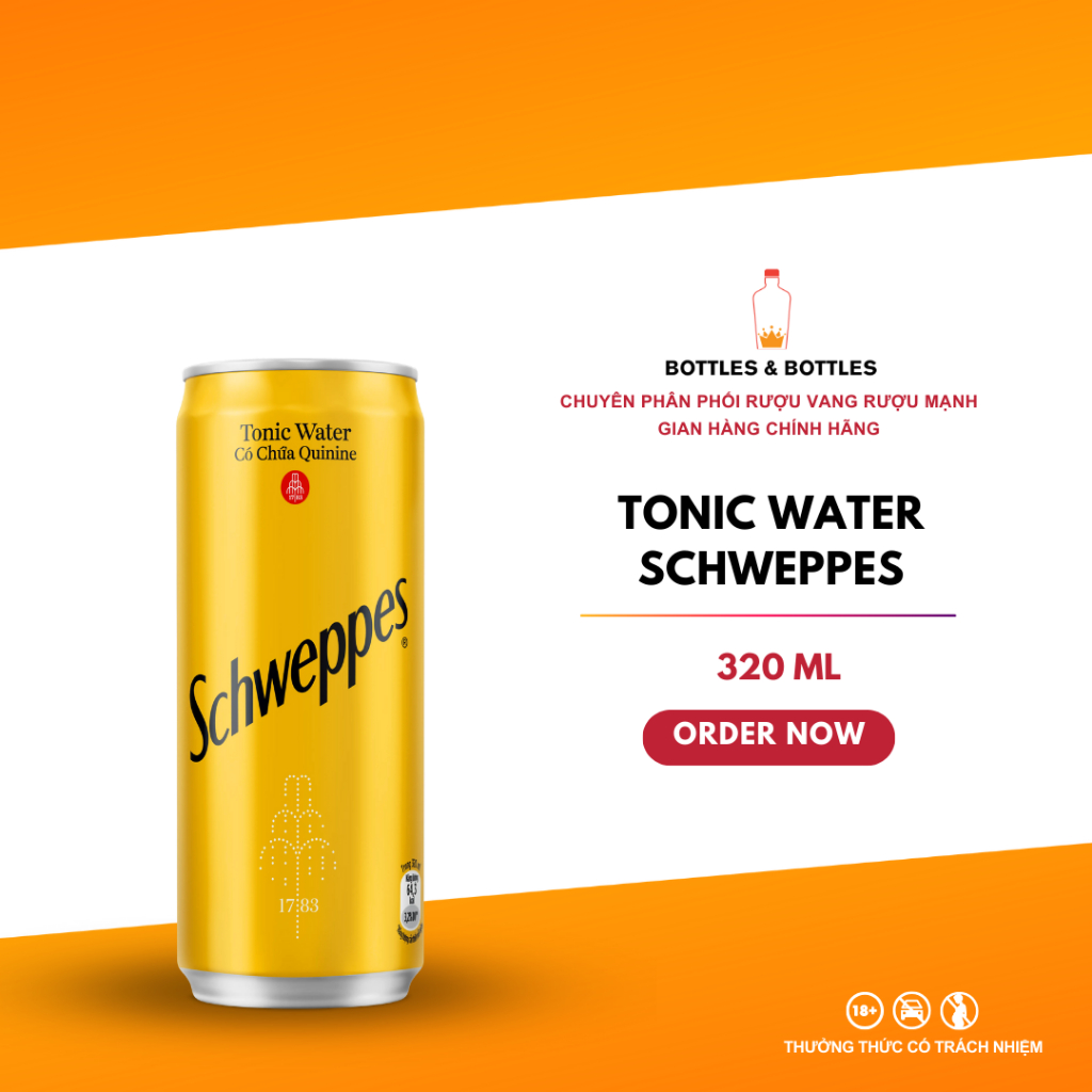 Nước Giải Khát Schweppes Tonic 320ml/Lon | Shopee Việt Nam