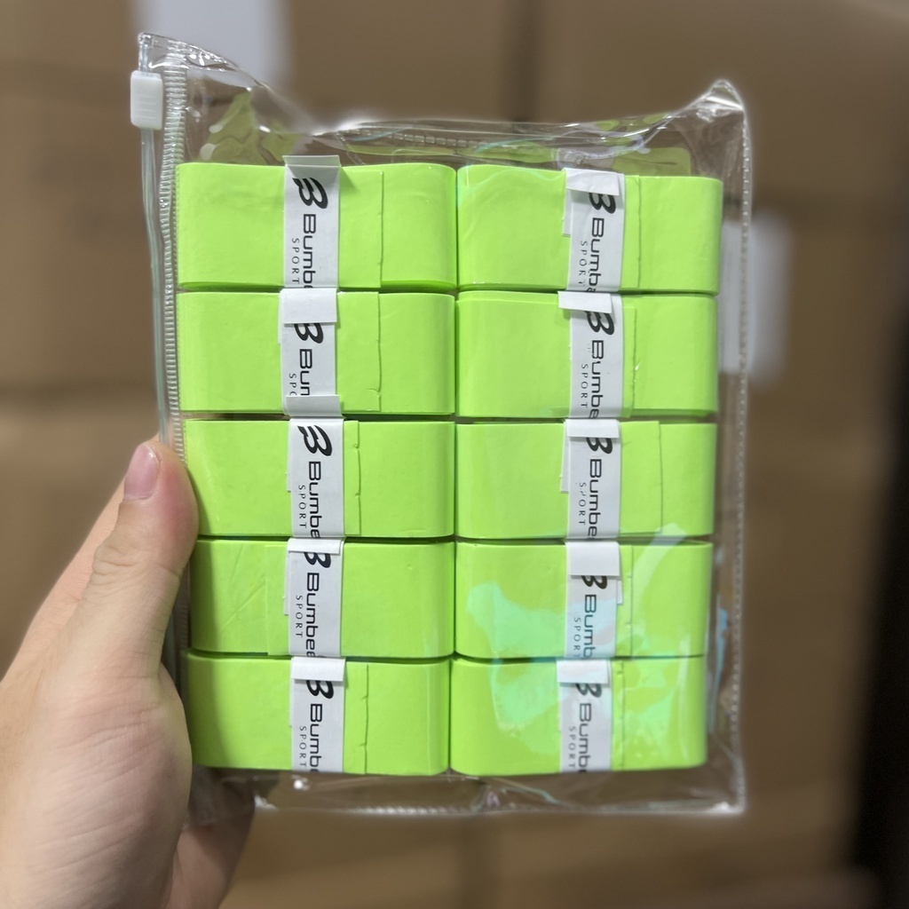 Quấn cán vợt cầu lông mềm mại Bumbee AS007 vỉ 10 chiếc VATELA CÓ TÚI ...