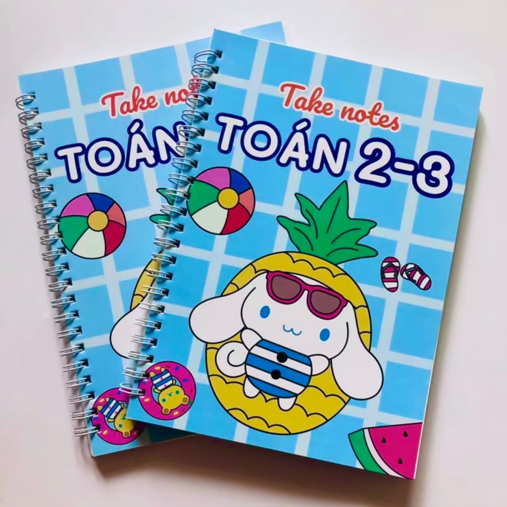 Sổ Tay Công Thức Toán Học TAKE NOTE Lò Xo - Size A5 - Các lớp 2/3, Sổ ...