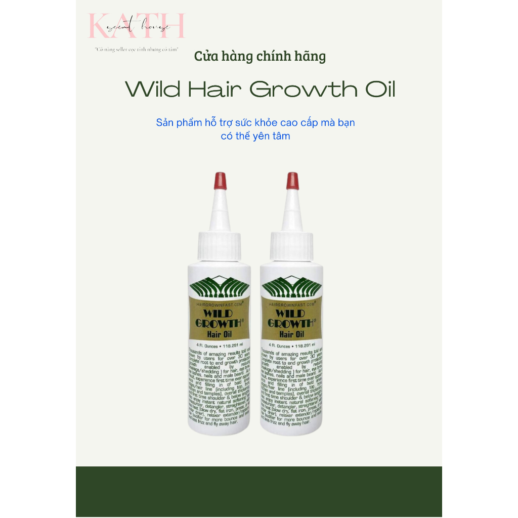 Chai dưỡng tóc Wild Growth 118ml chính hãng | Shopee Việt Nam