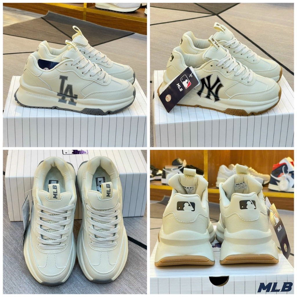 Giày MLB Chunky Runer Basic chữ LA, NY nam nữ, Giày thể thao MLB Chunky ...