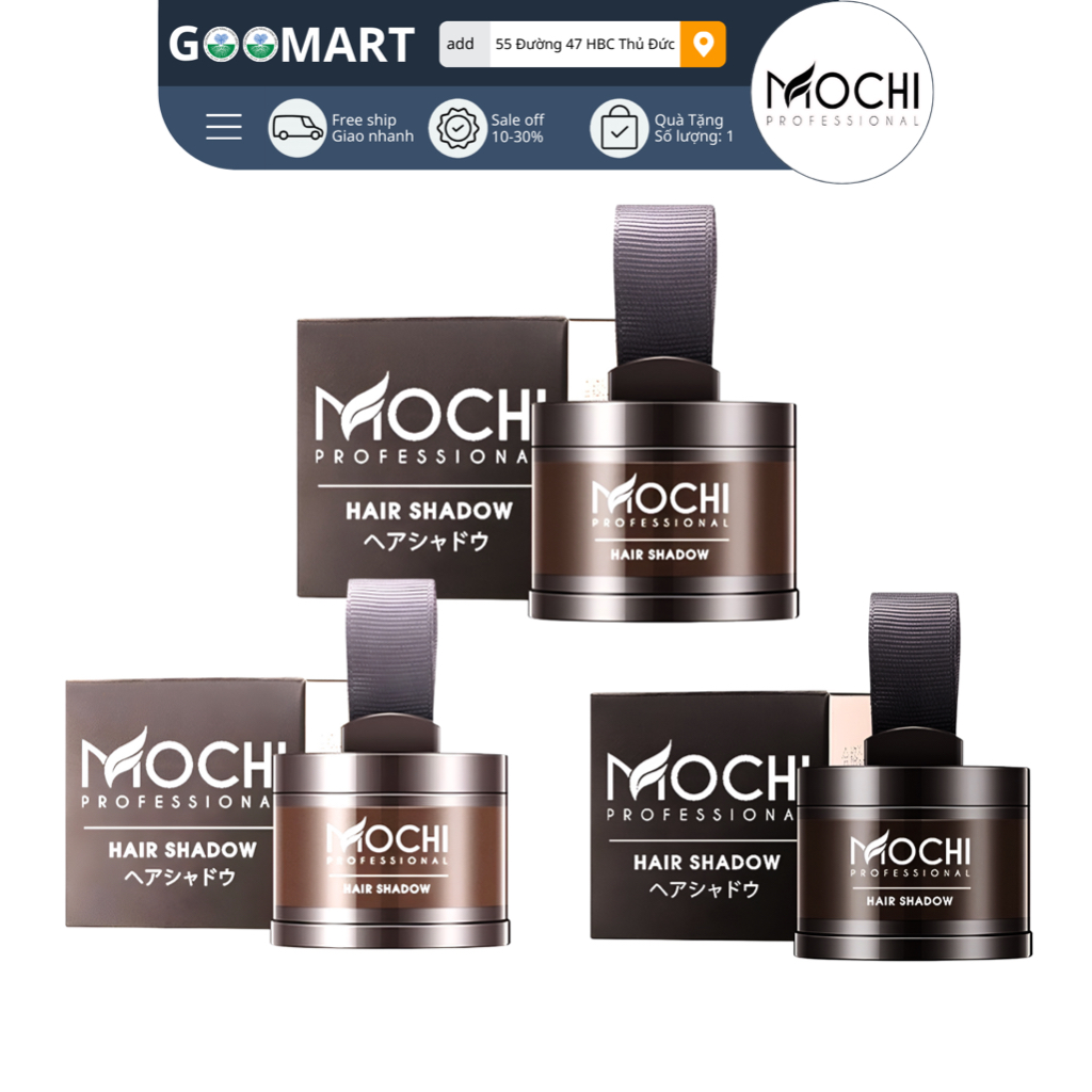 Phấn Che Hói Che Khuyết Điểm Mochi Nhật Bản - Chấm Hói, Bột Che Hói Tóc ...