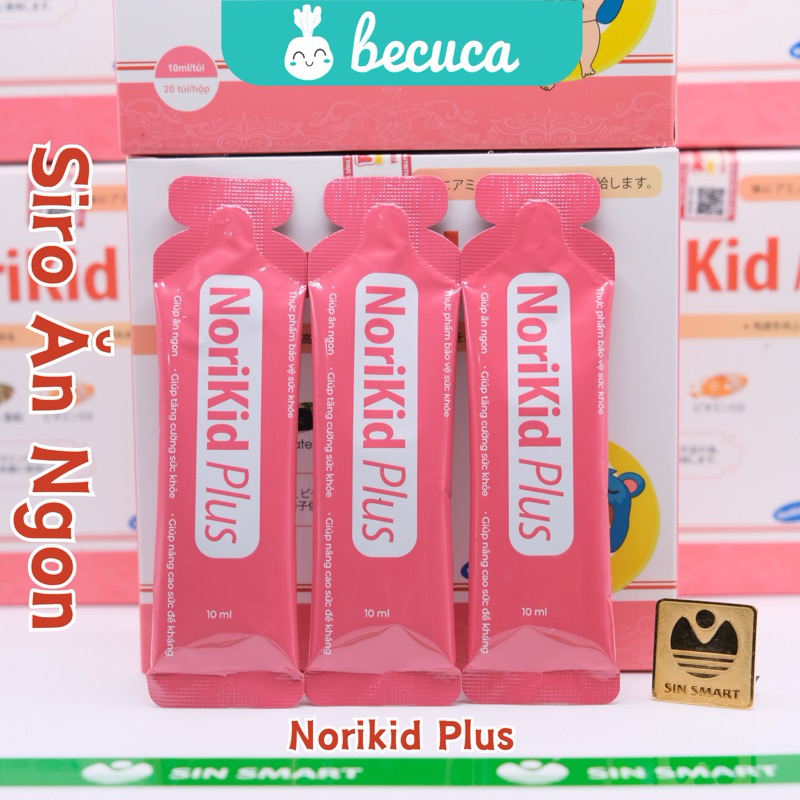 Siro Ăn Ngon Norikid Plus / Si rô Norikid Cho Bé Của Nhật Bản hộp 20 ống | Shopee Việt Nam