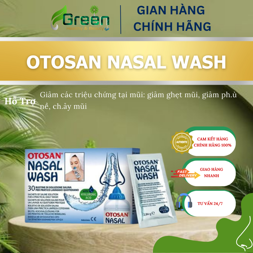 OTOSAN NASAL WASH – Bột Pha Dung Dịch Rửa Mũi (H/30 Gói) | Shopee Việt Nam