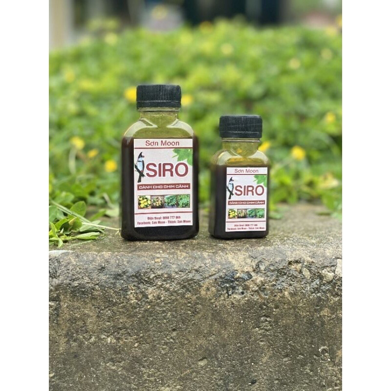 Siro Ho cho chim cảnh Sơn Moon lọ 50ml 100ml Chính hãng | Shopee Việt Nam