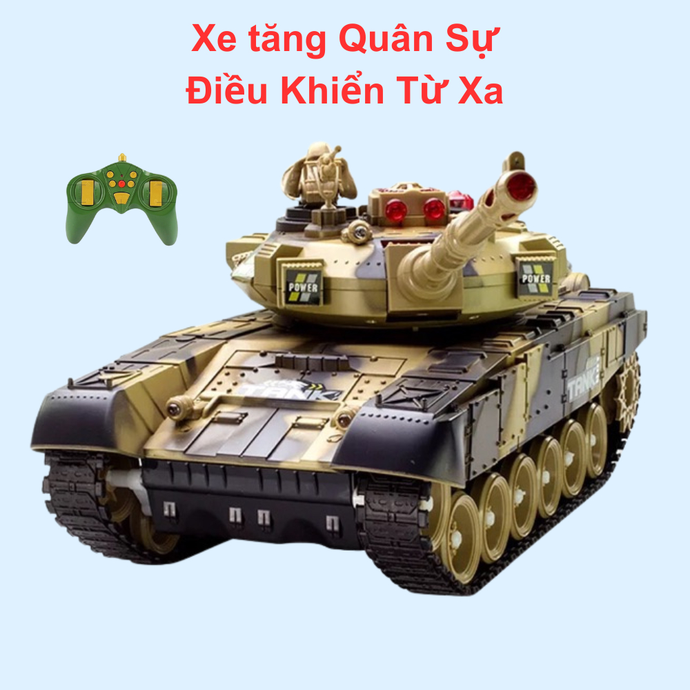 Xe tăng điều khiển từ xa mô hình xe tăng chạy siêu tốc quay nòng và ...
