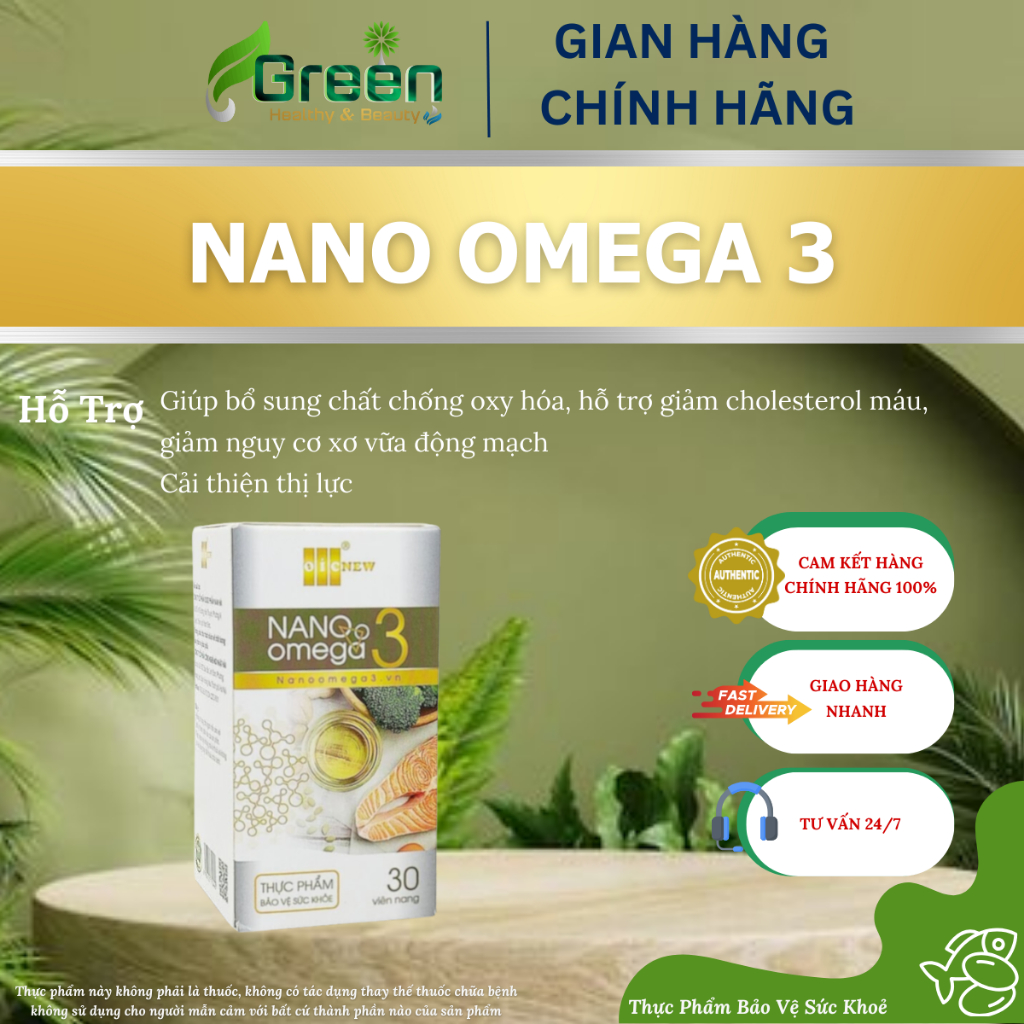 [TPBVSK] NANO OMEGA 3 – HỖ TRỢ GIẢM CHOLESTEROL MÁU, HỖ TRỢ CẢI THIỆN ...