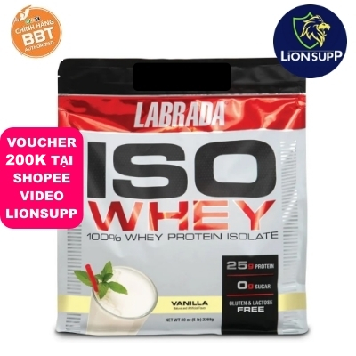 ISO Whey LABRADA Dạng Bịch Nhãn Mới 2024 – 100% Whey Protein Isolate ...